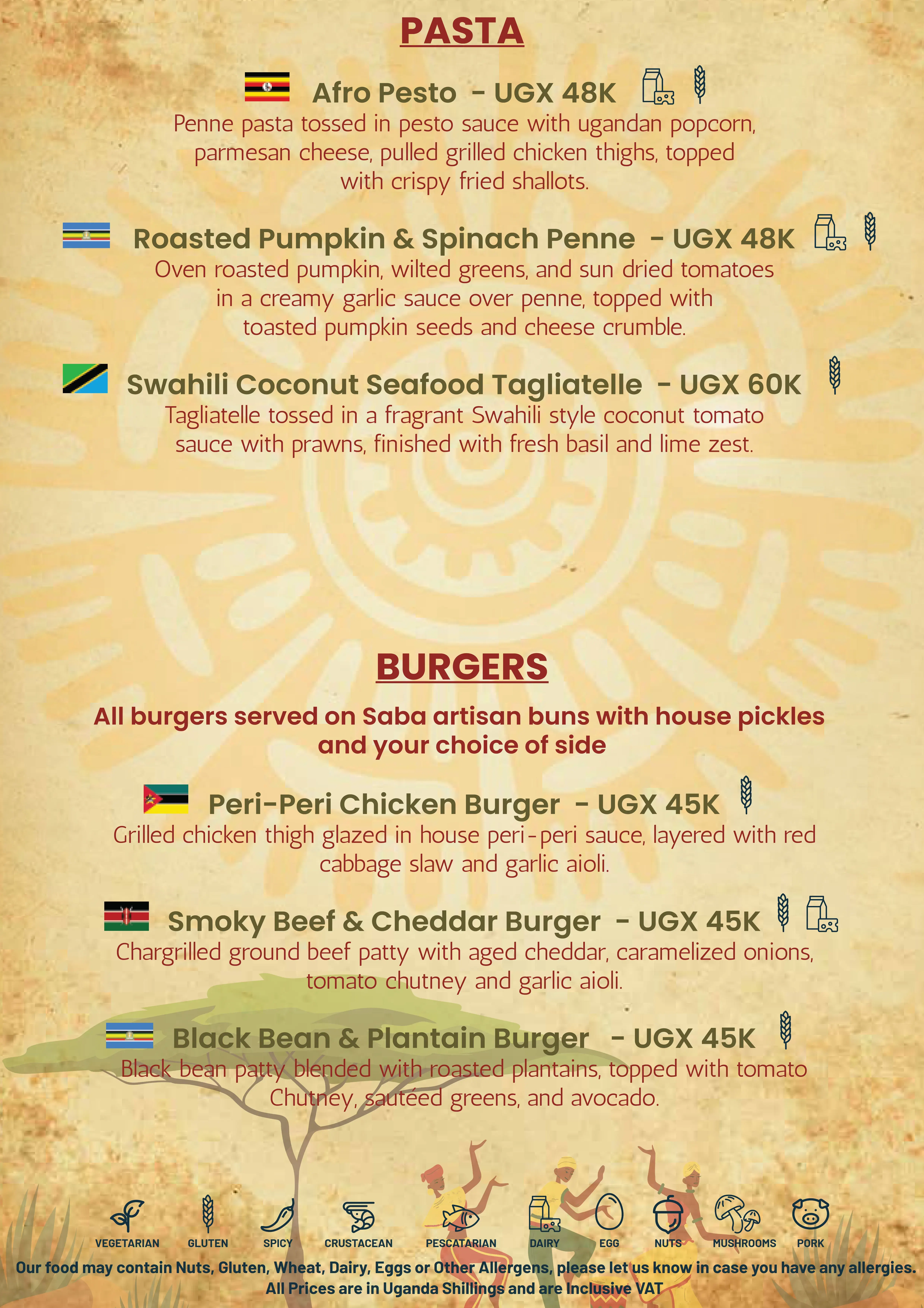Afro-Fusion Menu-Saba Onomo Hotel